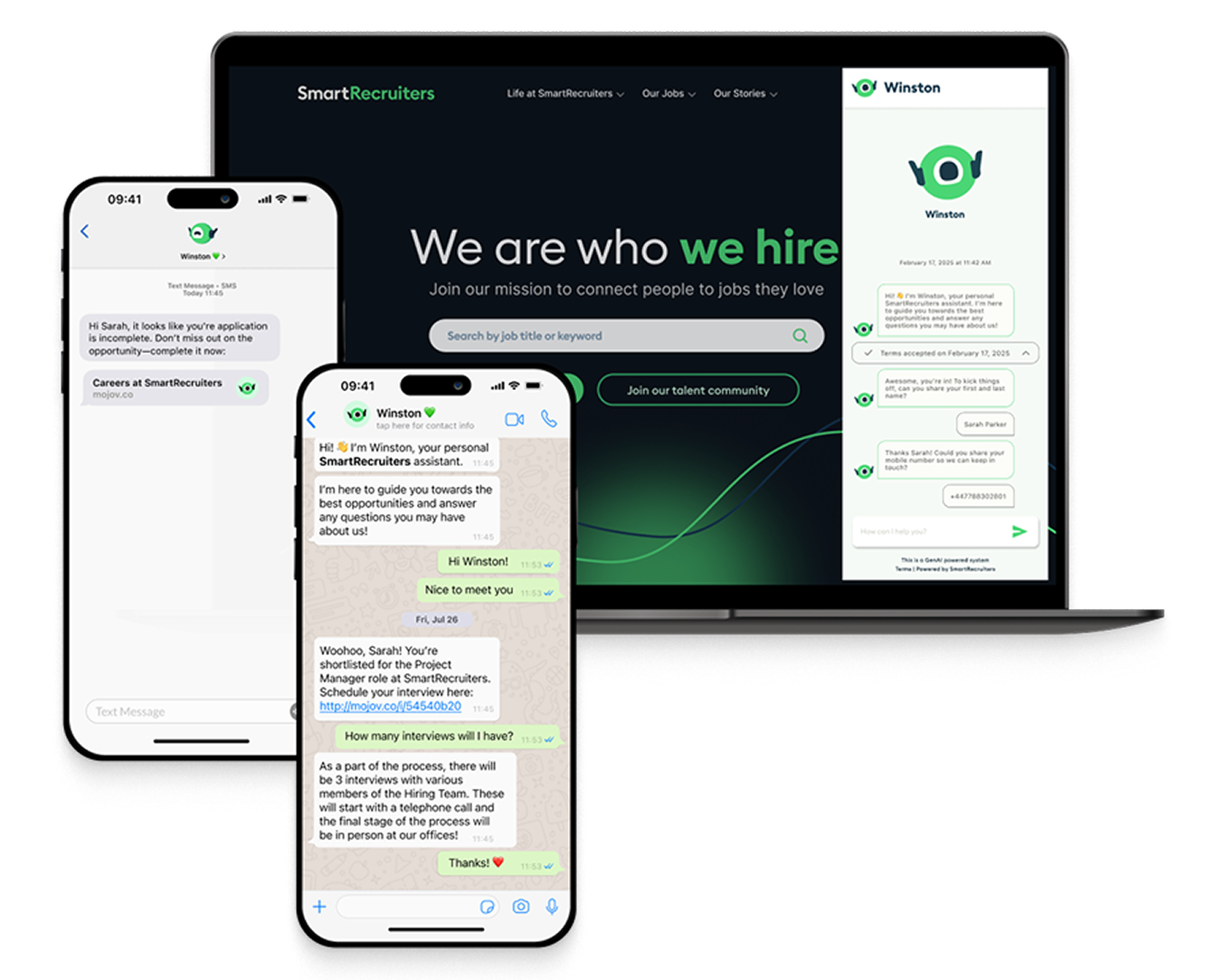 Conversational AI Recruiting Chatbot - Enhances Engagement