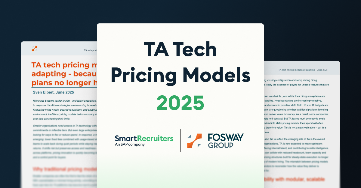 TA tech pricing models are adapting – because hiring plans no longer ...